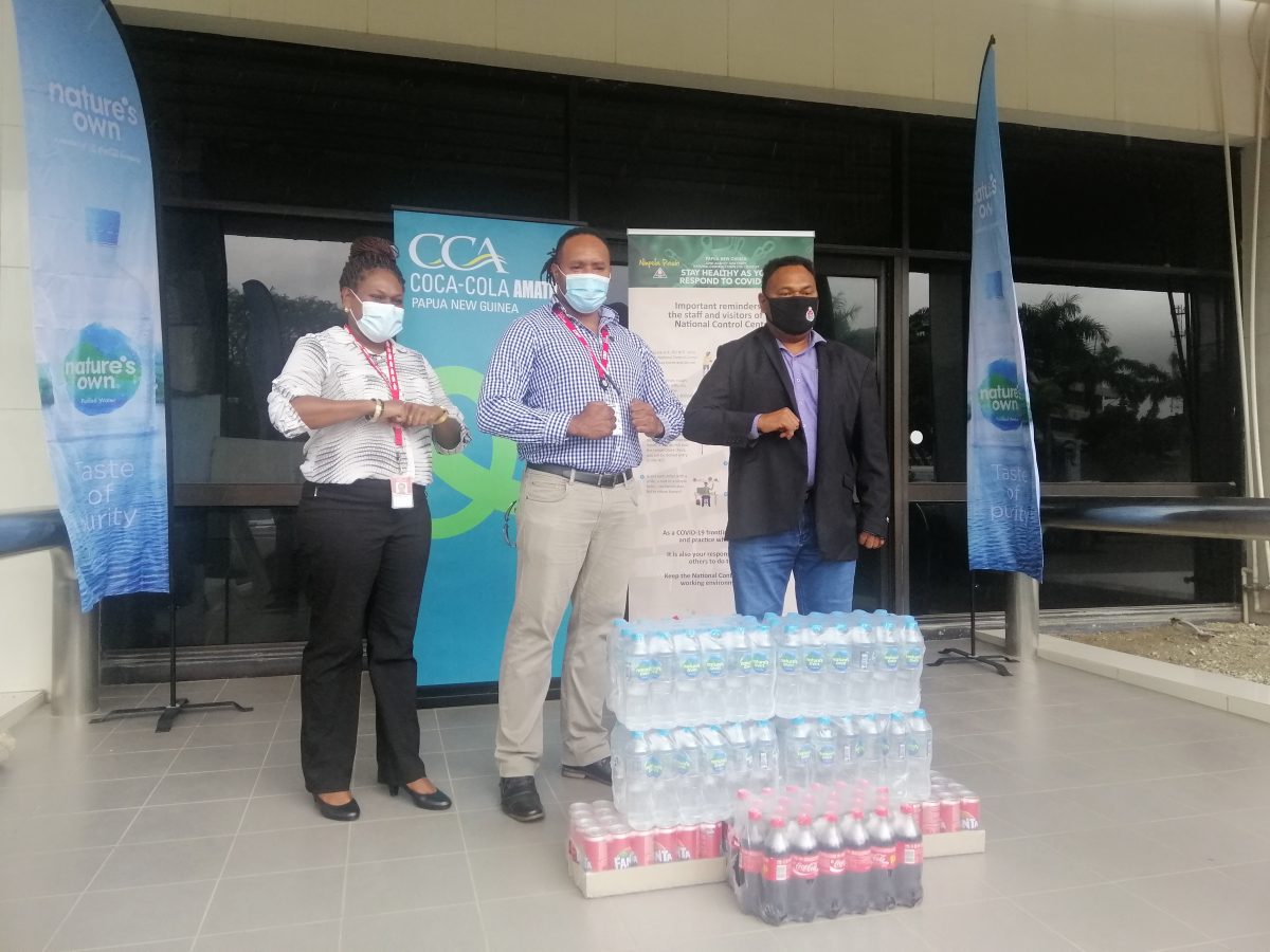 COCA-COLA AMATIL PNG PARTNERS NCC IN THE FIGHT AGAINST COVID-19 : PNG ...