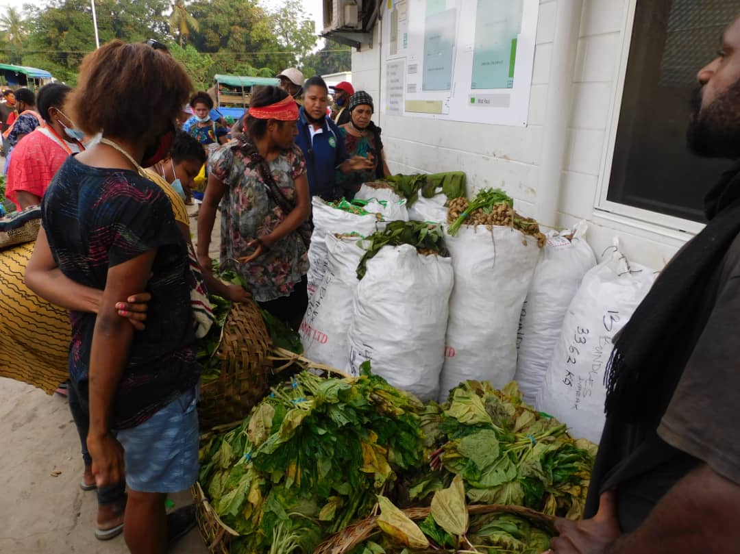 ENB FRESH PRODUCE REACHED PORT MORESBY MARKETS : PNG Haus Bung