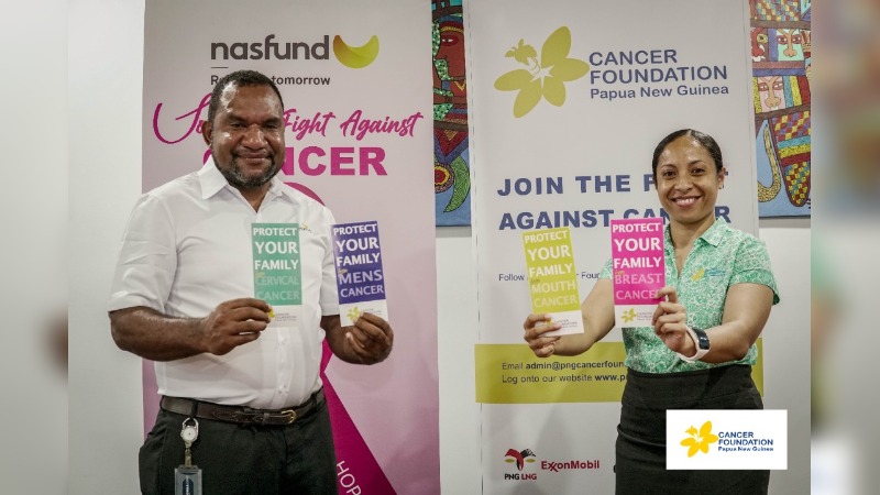 NASFUND SIGNS MOU WITH PNG CANCER FOUNDATION : PNG Haus Bung