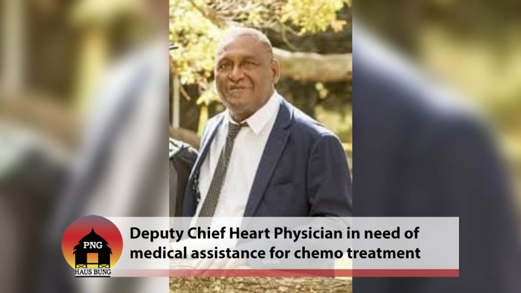 DR JACK AMANA MEDICAL FUNDRAISING APPEAL : PNG Haus Bung