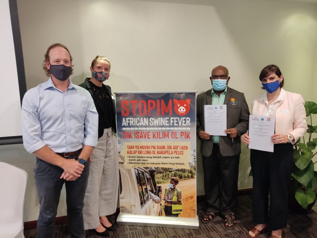 AUSTRALIA SUPPORTING PNG IN BIOSECURITY : PNG Haus Bung
