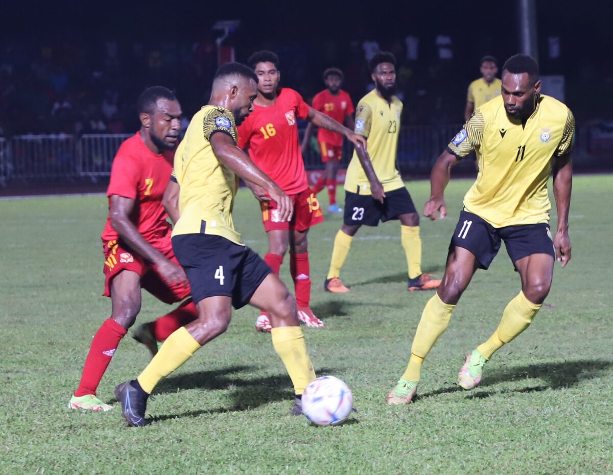 PNG MARCHING INTO SEMI FINALS UNDEFEATED: PNG vs FIJI : PNG Haus Bung