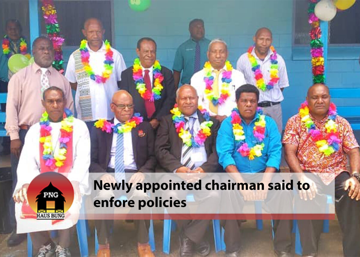 NEW GOVERNING BODY READY TO IMPROVE MADANG TEACHERS COLLEGE : PNG Haus Bung