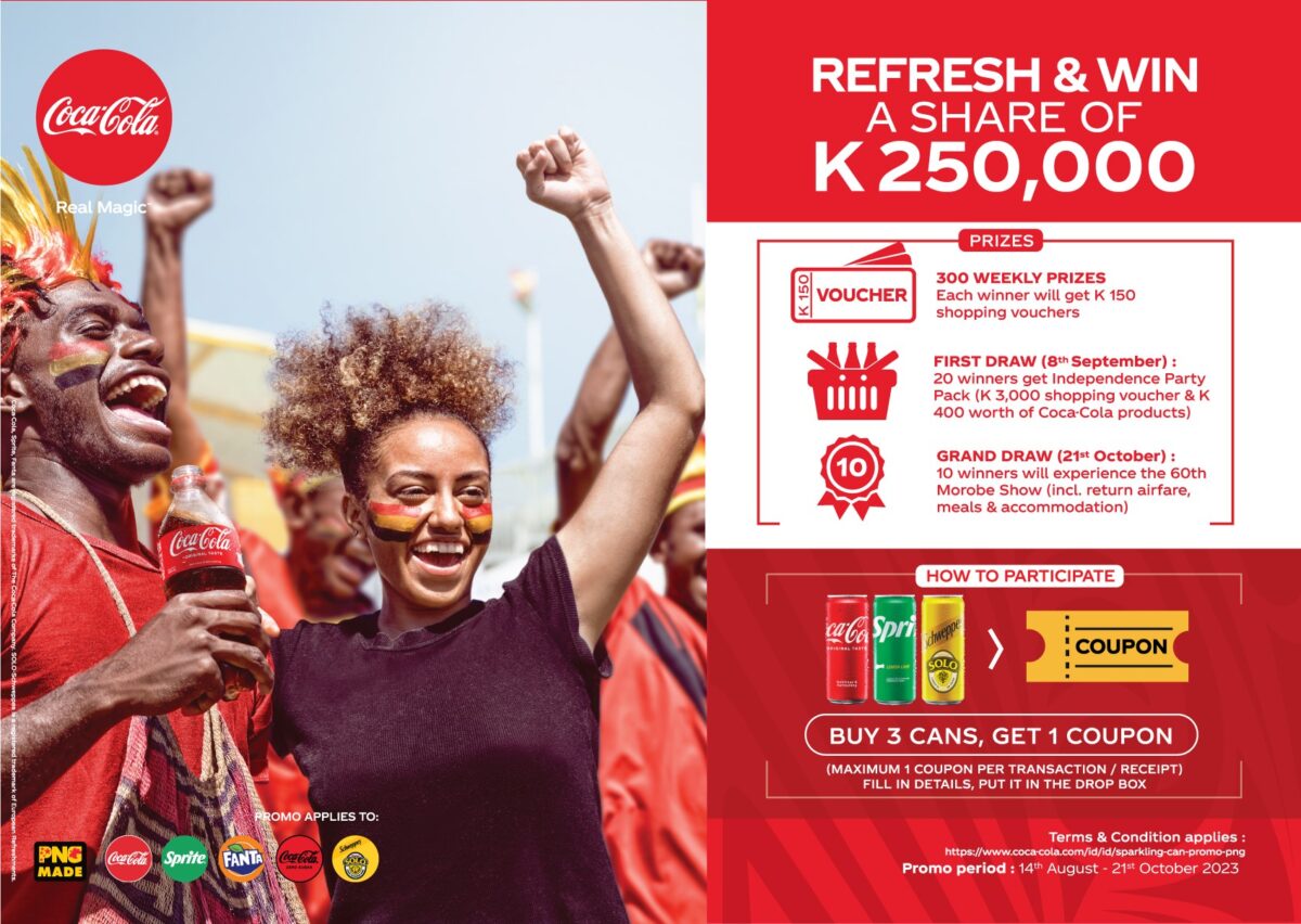 COCA COLA LAUNCHES TAKE A BREAK, REFRESH AND WIN PROMO : PNG Haus Bung