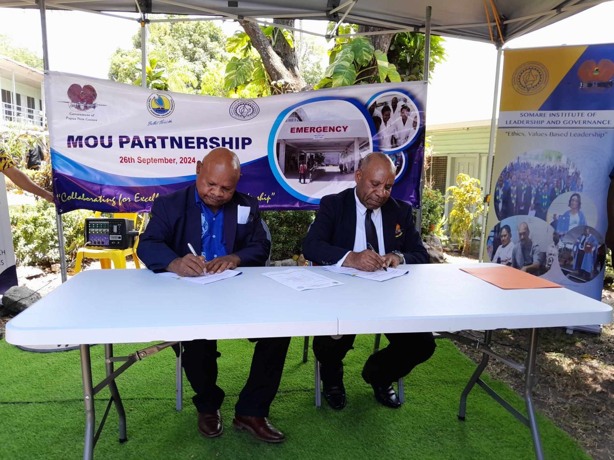 PMGH &SILAG SIGN MOU TO TRAIN HOSPITAL STAFF : PNG Haus Bung