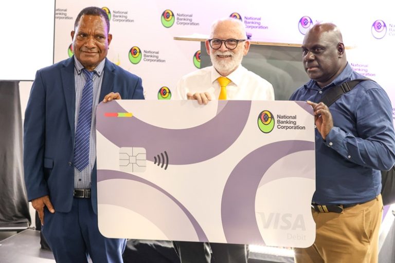 NATIONAL BANKING CORPORATION LAUNCHES ITS VISA DEBIT CARD : PNG Haus Bung