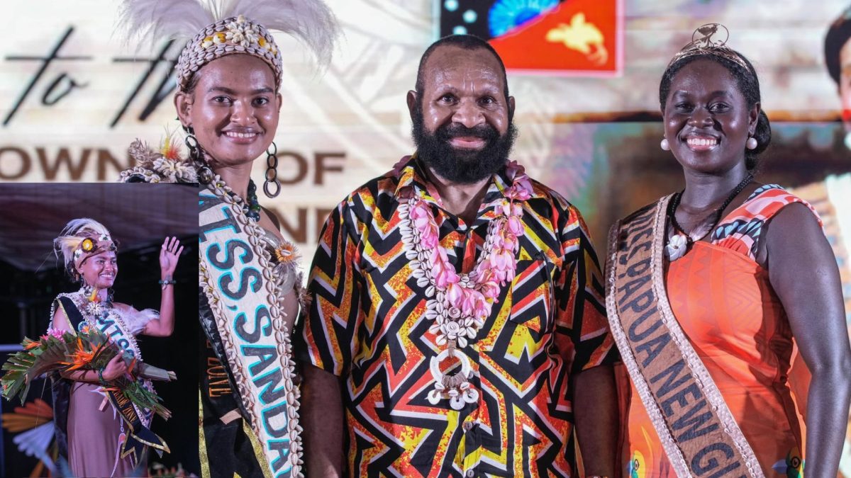 CAROL HWENA CROWNED INAUGURAL MISS BIRD OF PARADISE SANDAUN : PNG Haus Bung